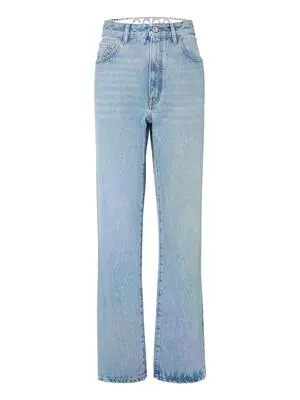 Gcds Chocker Straight-leg Jeans - Blue