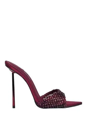 LE SILLA Embellished Stiletto Sandals - Red