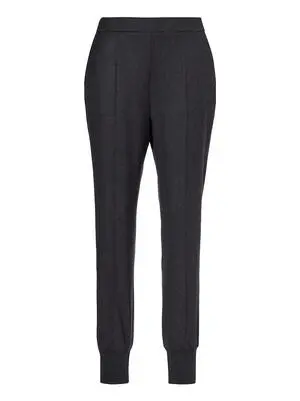 Stella McCartney Stella McCartney Mid-Rise Wool Tapered Sweatpants Grey