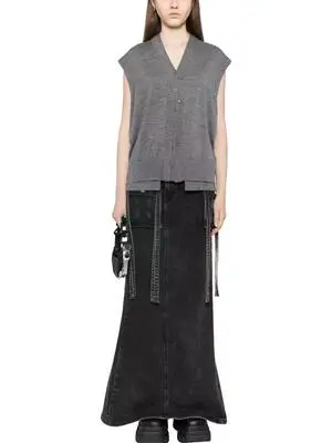 JNBY Wool Knit Waistcoat - Grey