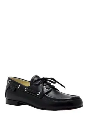 Proenza Schouler Leather Deck Shoes - Black