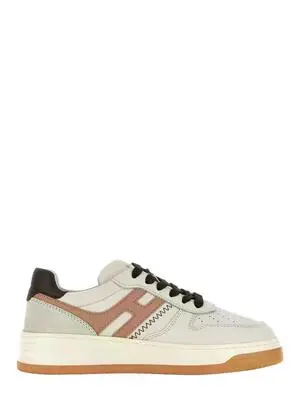 Hogan H630 Sneakers With Perforated Detail - Neutrals