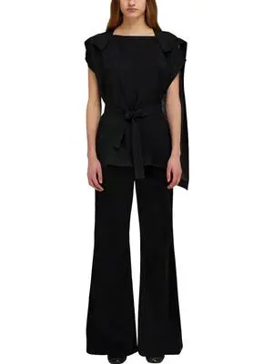 FERRAGAMO Monogram Blouse - Black