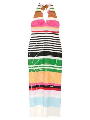 CALA DE LA CRUZ Dasha Maxi Dress - Neutrals