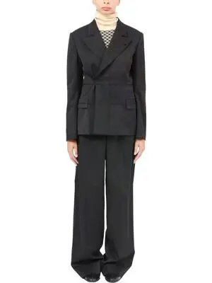 MAISON MARGIELA Peak-lapels Blazer - Black