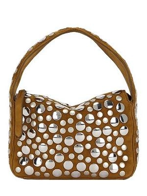 Khaite Small Studded Top Handle Bag - Mud