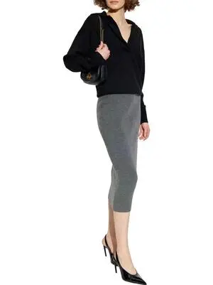 TOM FORD Cashmere V-neck Sweater - Black