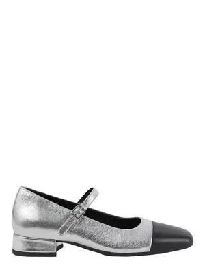 VAGABOND SHOEMAKERS 25mm Debbi Metallic-leather Pumps - Silver