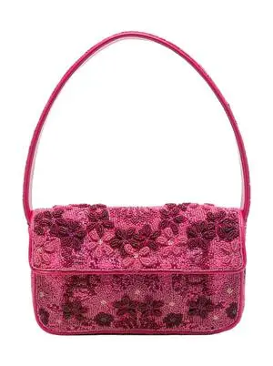 Staud Tommy Beaded Shoulder Bag - Pink