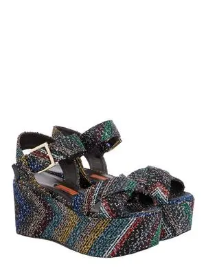 Missoni Sequined Platform Sandals - Multicoloured