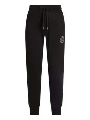 Dolce & Gabbana Logo-embroidered Track Pants - Black