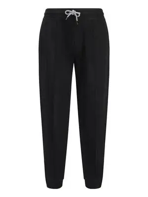Brunello Cucinelli Tapered Track Pants - Black