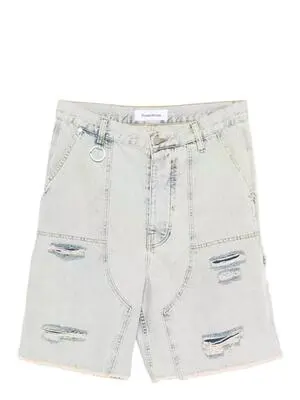 Études Studio Distressed Carpenter Shorts - Blue