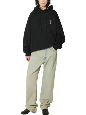 Fiorucci Lollipop Embroidered Hoodie - Black