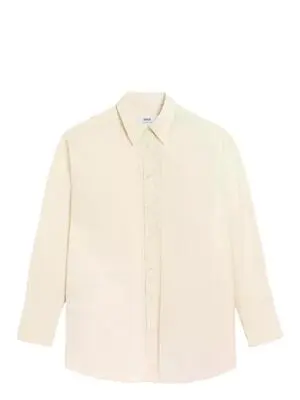 AMI Paris Raw-edge Shirt - Neutrals