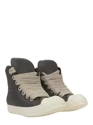 Rick Owens Jumbolaced High-top Sneakers - Grey