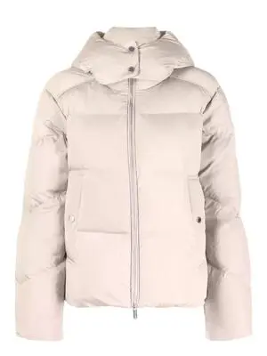 Woolrich Detachable Hood Padded Jacket - Neutrals