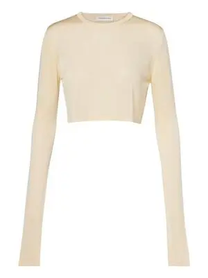 THE FRANKIE SHOP The Frankie Shop Kazel Knitted Cropped Top