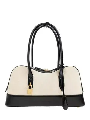 Stella McCartney Ryder Padlock Curved Tote Bag - Neutrals