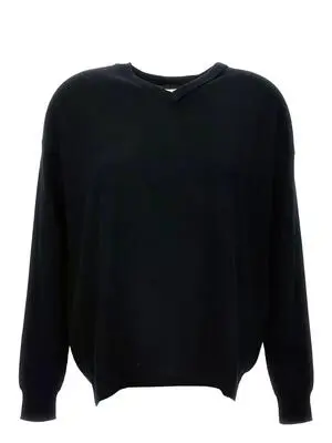 M.S.M. V-neck Wool Sweater - Black
