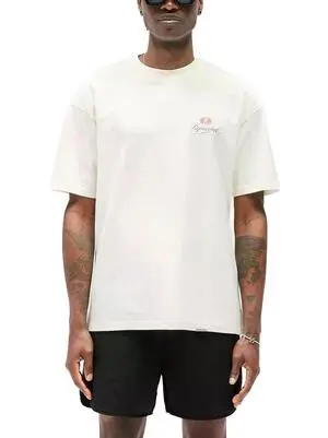 REPRESENT Logo-print T-shirt - Neutrals