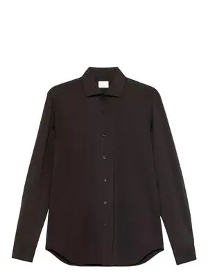 XACUS Long-sleeve Button-down Shirt - Brown