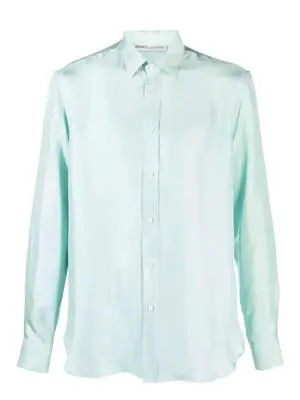 MODES Buttoned Silk Shirt - Blue