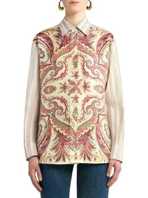Etro Paisley-print Shirt - Neutrals