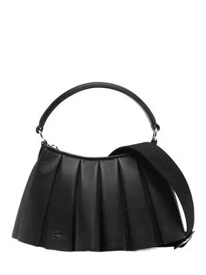 Lacoste Small Pleated Messenger Bag - Black