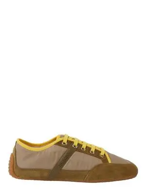 Givenchy Suede-trimmed Lace-up Sneakers - Brown