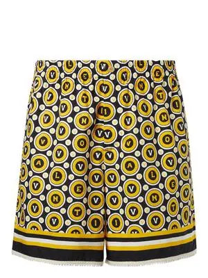 Valentino Garavani Printed Cotton Poplin Shorts - Multicoloured