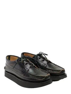 YUKETEN Lace-up Platform Shoes - Black