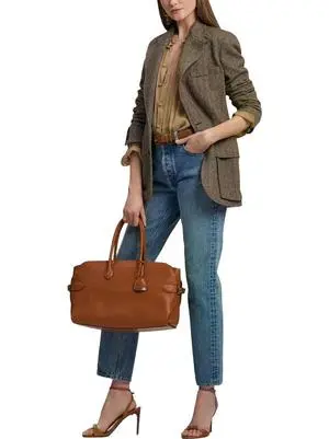 Ralph Lauren Pleated Mock-neck Blouse - Neutrals