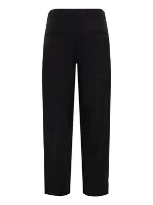 MYTHINKS Button-fastening Cotton Trousers - Black
