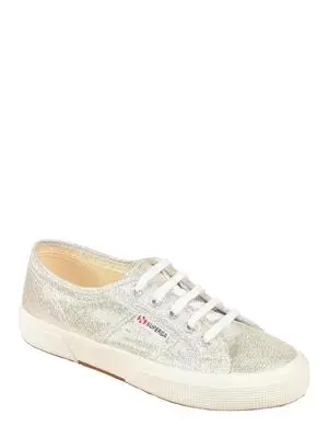 Superga Glitter Lace-up Sneakers - Silver