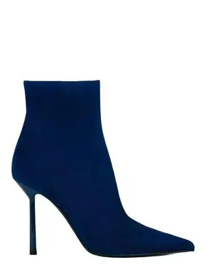LE SILLA Le Silla 100mm Bella Pointed-Toe Boots Blue