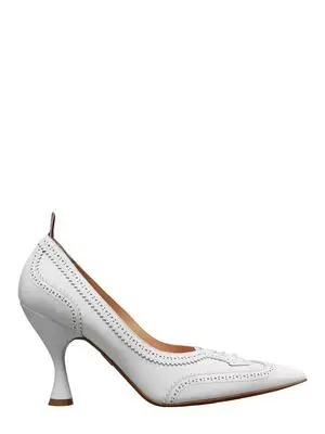 Thom Browne Soft Patent Wingtip Pumps 90mm - White