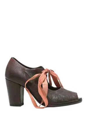 SARTORI GOLD 70mm Peep-toe Pumps - Brown