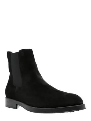 TOD'S Suede Chelsea Boots - Black
