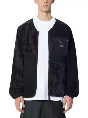 STAN RAY Fleece Panelled Zip-up Jacket - Black