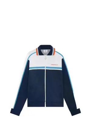Casablanca Panelled Zip-up Jacket - Blue