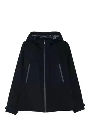 BOSS Gore-tex Waterproof Hooded Windbreaker Jacket - Blue
