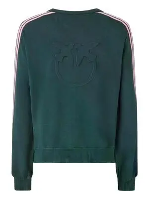 Pinko Striped Sleeve Crew Neck Sweatshirt - Green