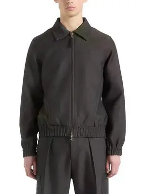 Manière De Voir Harrington Jacket - Grey