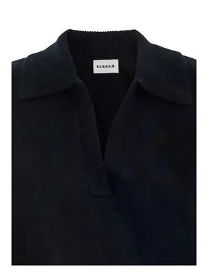 P.a.r.o.s.h Polo-neck Ribbed Sweater - Black