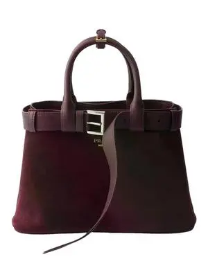 Prada Prada Medium Buckle Tote Bag Red