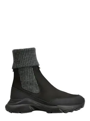 TOD'S Panelled Sock Sneakers - Black