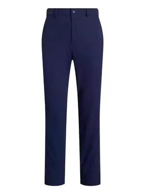 Rlx Ralph Lauren Navy Logo Patch Tailored Trousers - Blue
