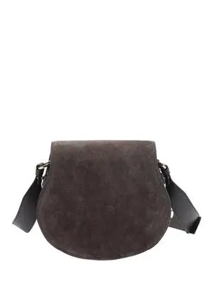 Chloé Chloé Marcie Suede Cross Body Bag Brown