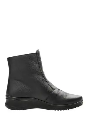 ARA Leather Zip Fastening Boots - Black